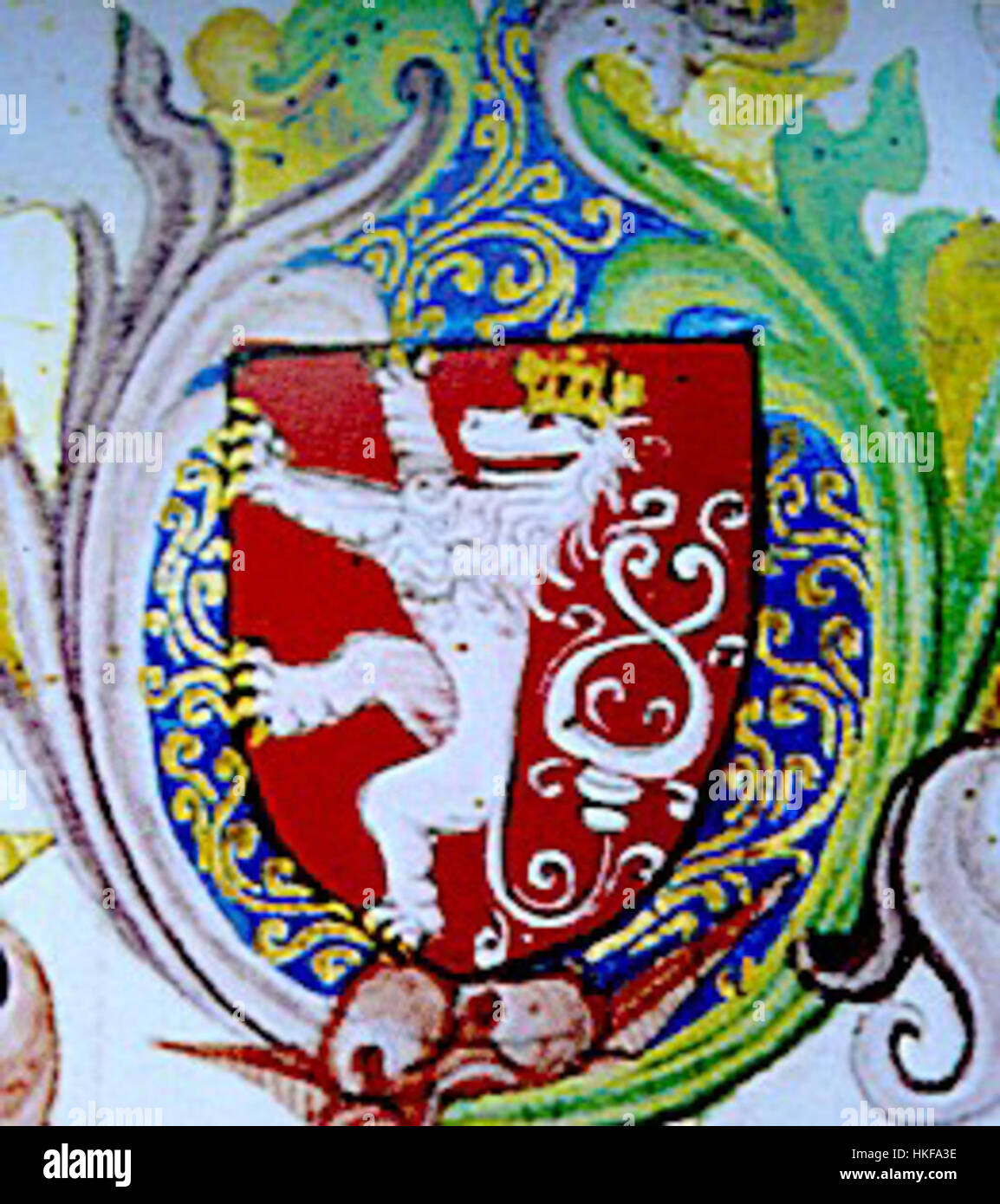„Lvik znak“ bezieht sich auf ein historisches Wappen mit einem Löwen ...