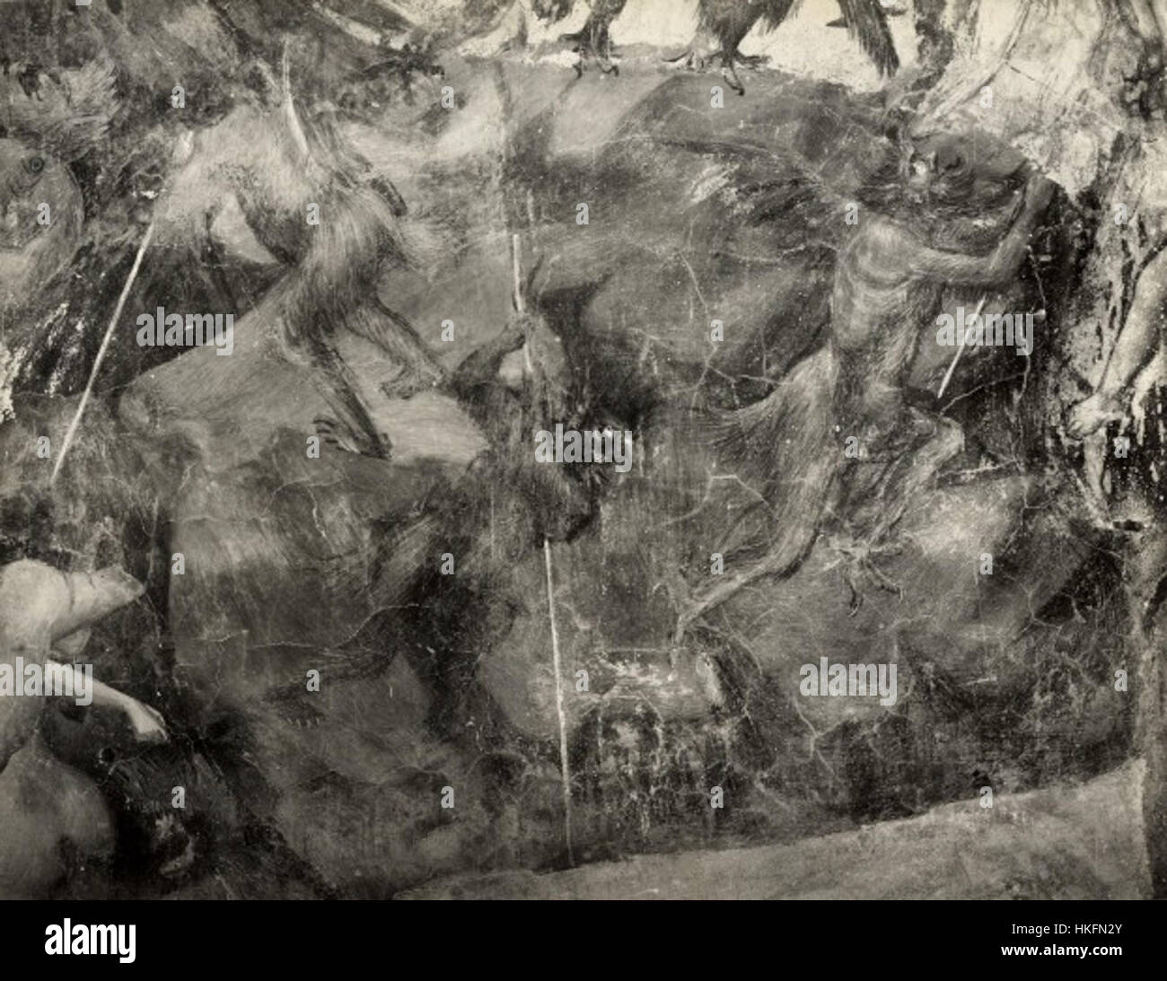 Dieses Werk von Giotto, Teil seiner Freskomeihe in der Scrovegni-Kapelle in Padua, Italien ...