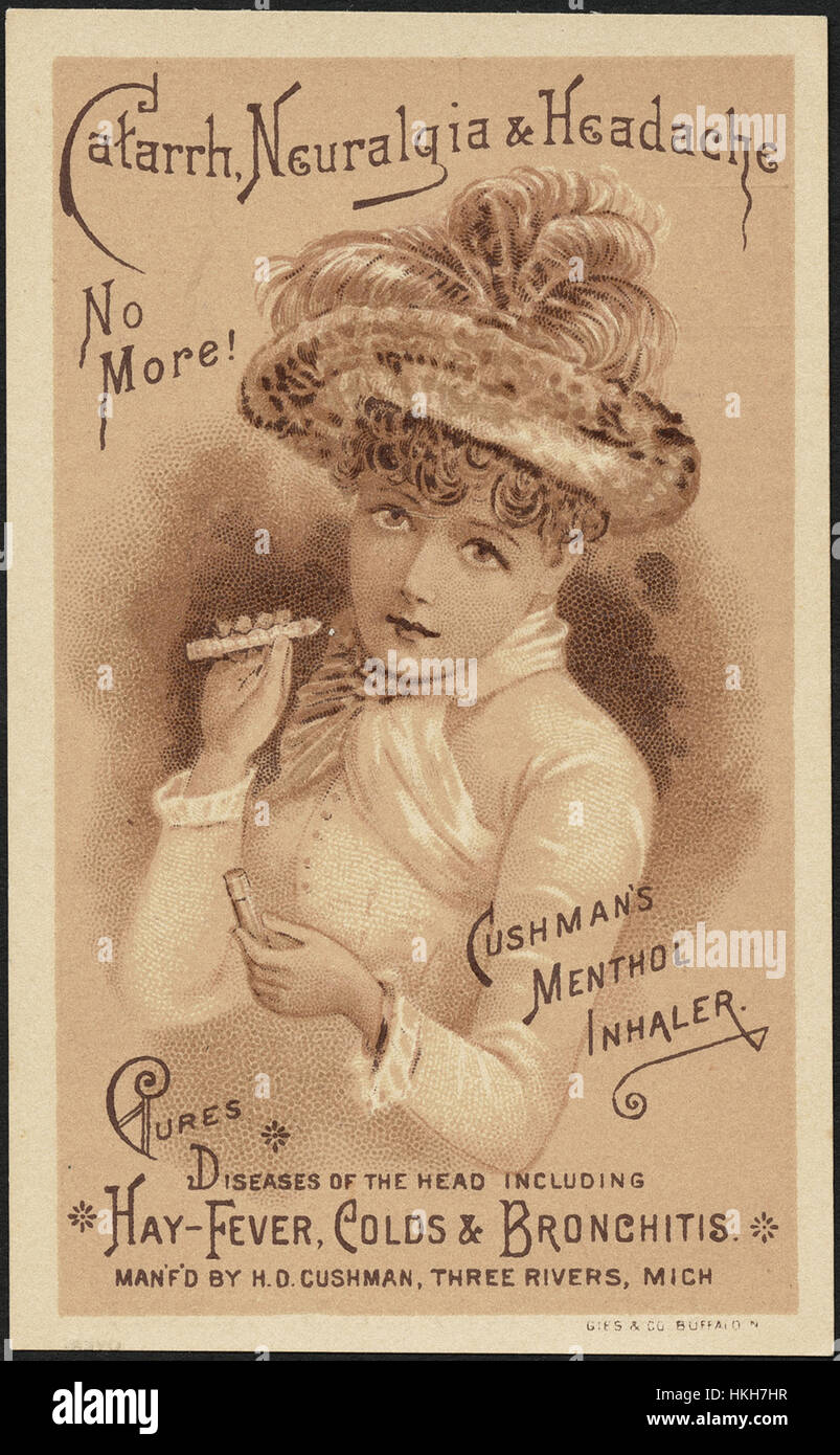 Cushmans menthol inhalator -Fotos und -Bildmaterial in hoher Auflösung ...