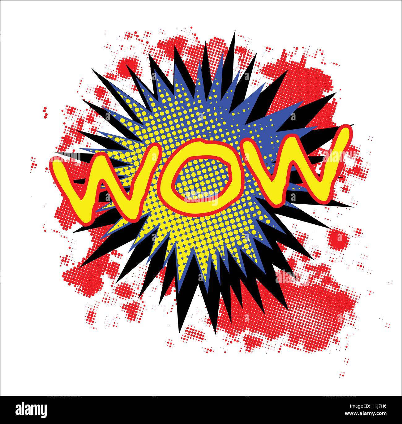 Cartoon wow explosion Stock-Vektorgrafiken kaufen - Alamy
