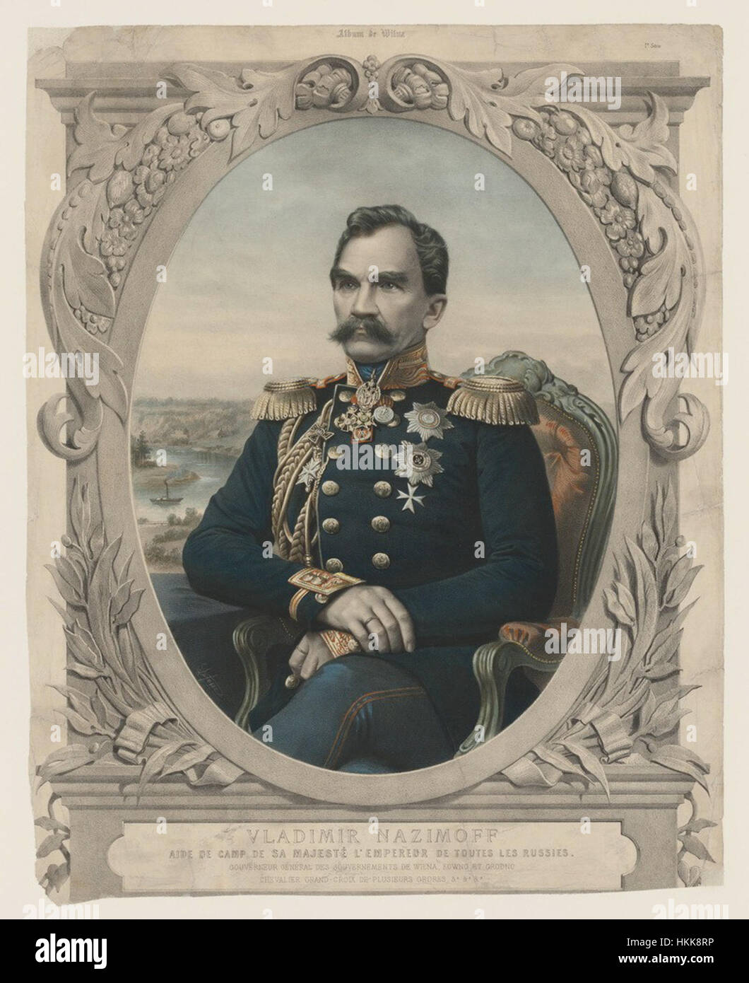Dieses von Adolf Lafoss und Vladimir Nazimov geschaffene Kunstwerk ...
