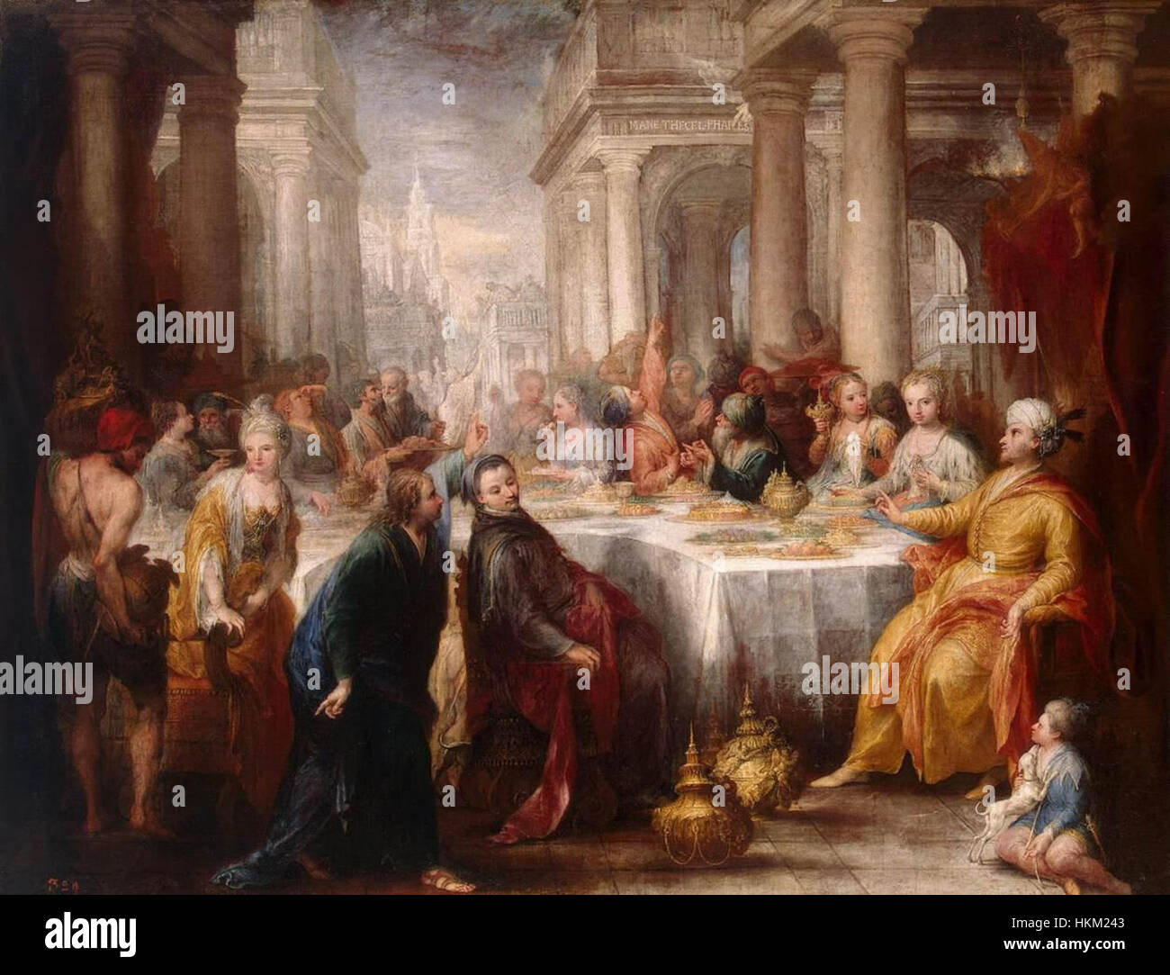 Feast of belshazzar -Fotos und -Bildmaterial in hoher Auflösung – Alamy