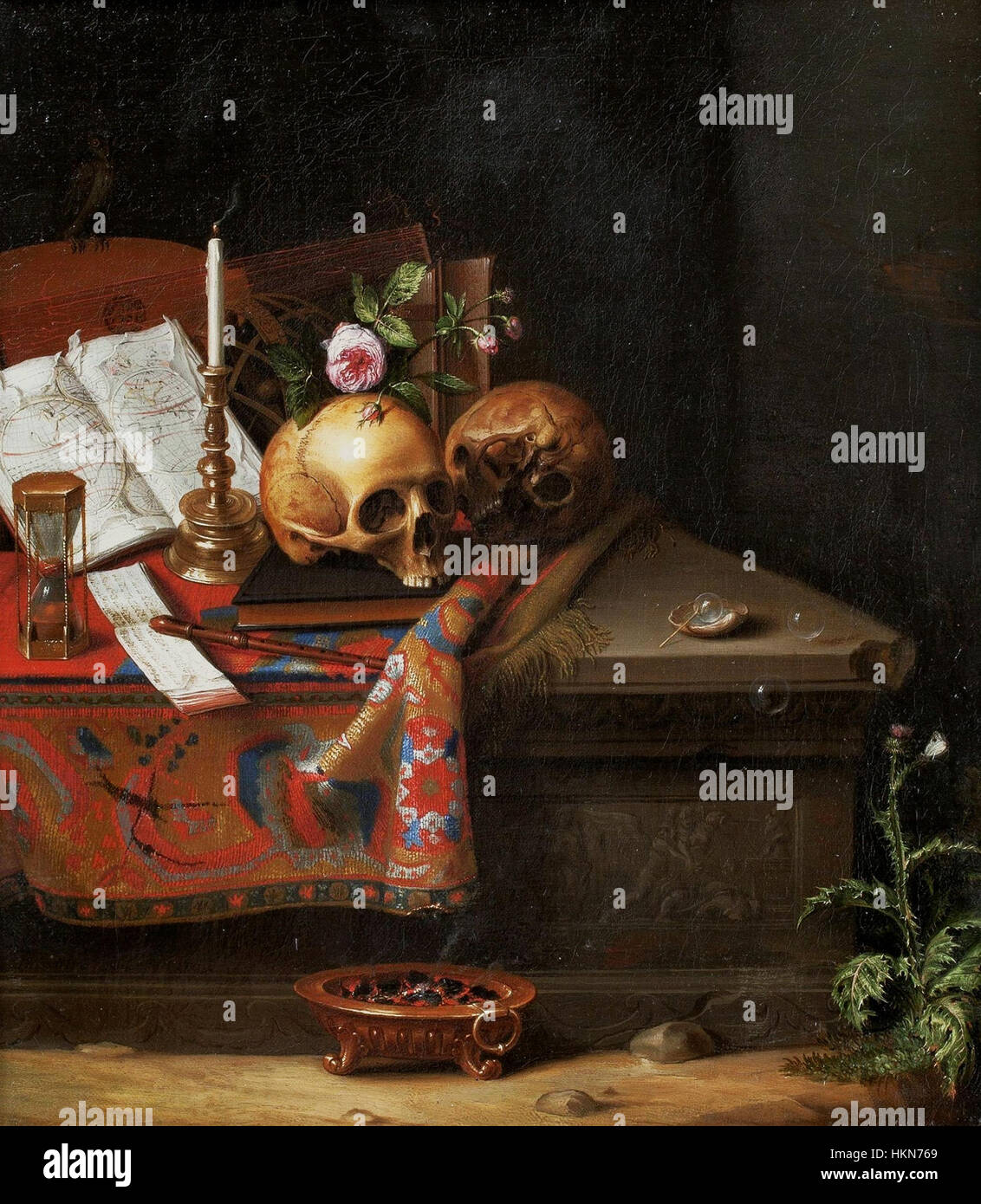 Vanitas Still Life Stockfotos und -bilder Kaufen - Alamy