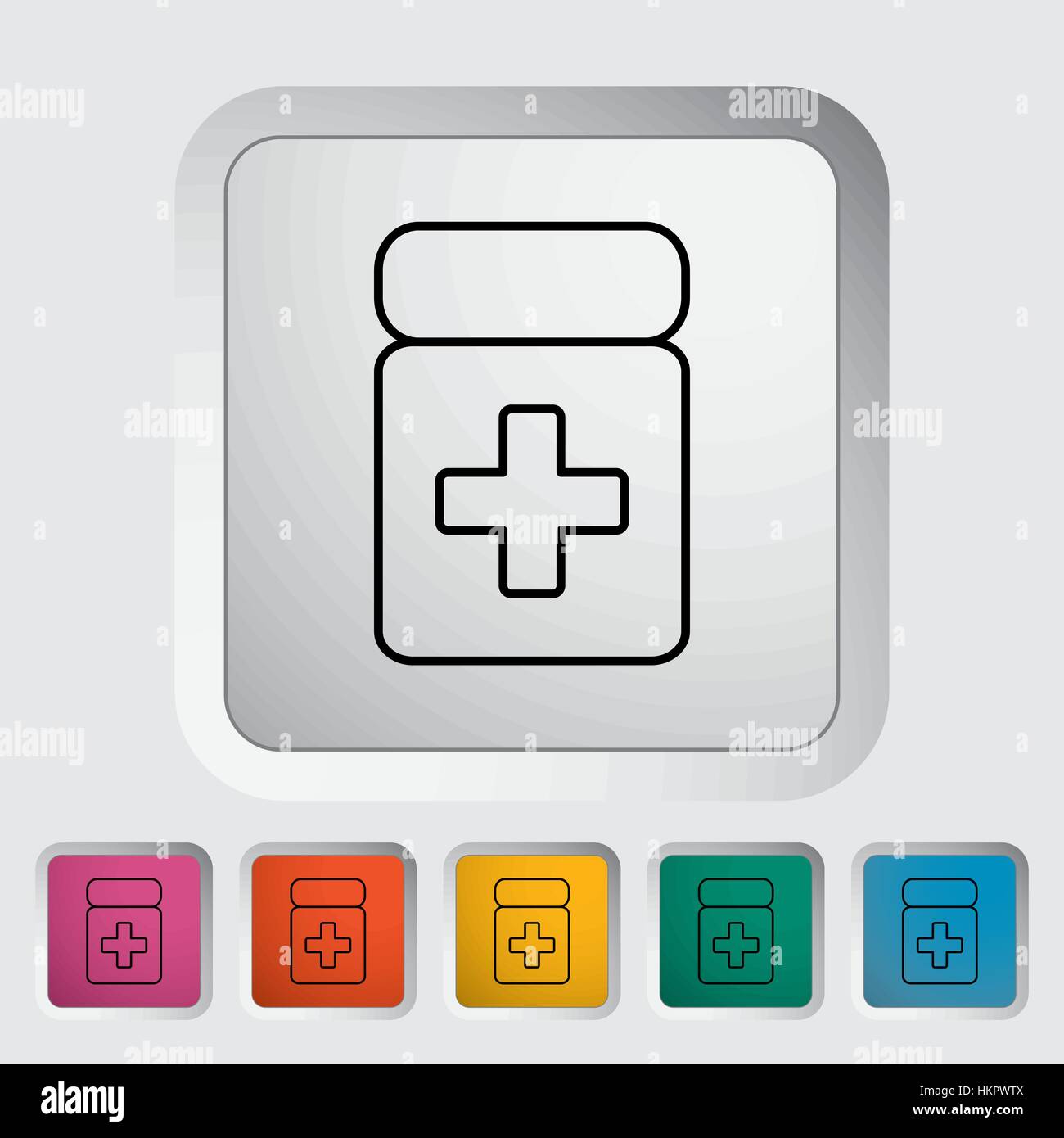 Droge-Symbol. Flache Vektor Verwandte Liniensymbol für Web und mobile ...