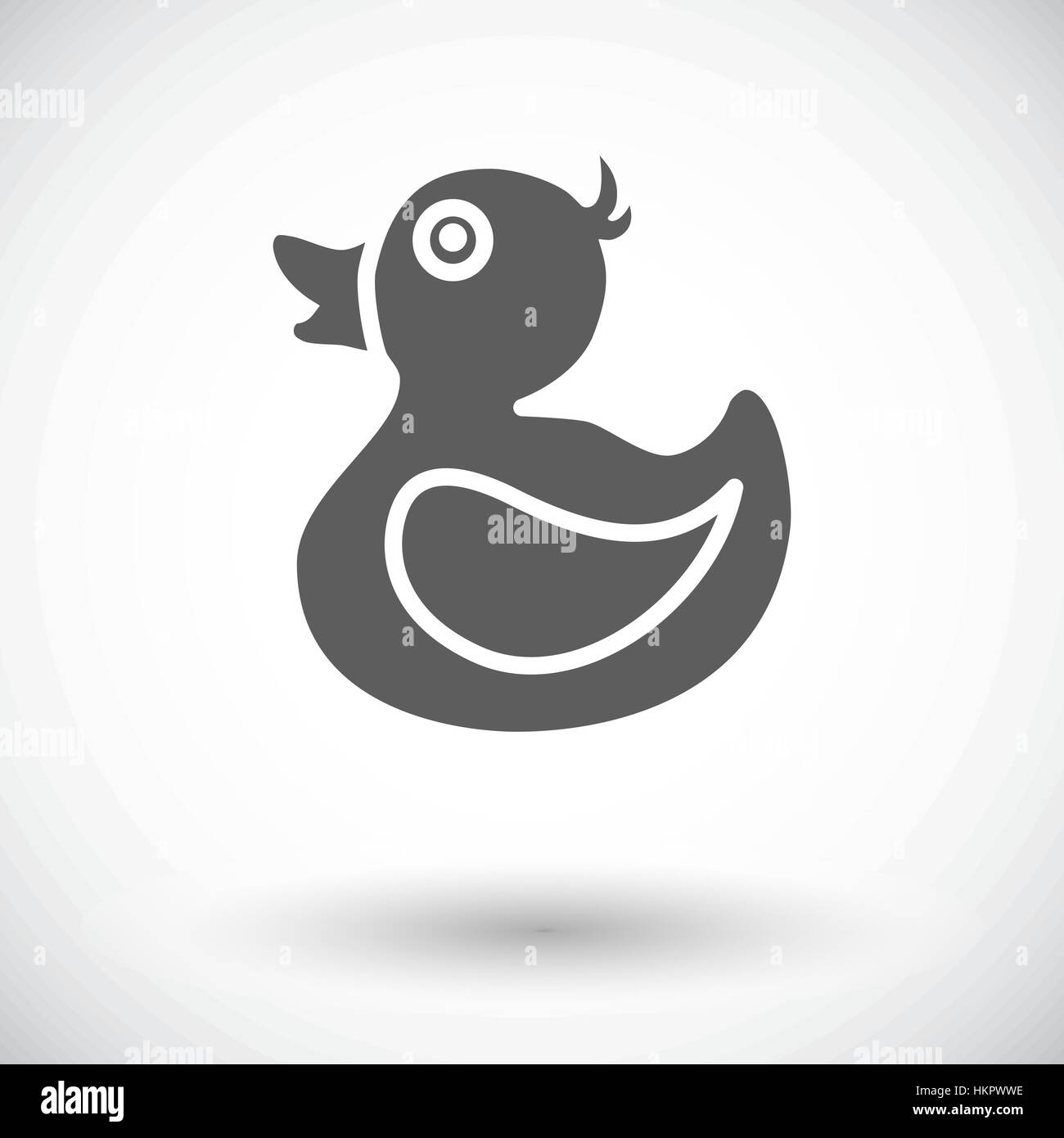 Ente-Symbol. Flache Vektor zugehörige Symbol für Web und mobile ...