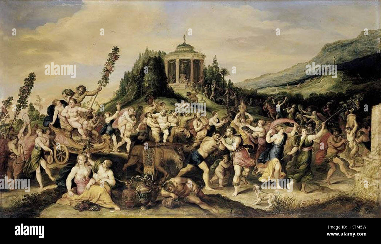 Frans Francken (II) - Triumph des Bacchus - WGA8211 Stockfotografie - Alamy