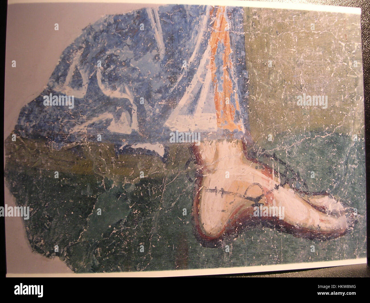 Dieses Fresko, *Freski vo SV. Pantelejmon* ist ein religiöses Kunstwerk im byzantinischen Stil ...