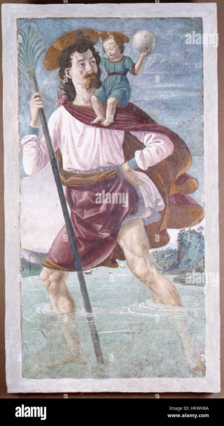 Der heilige christophorus mit dem christuskind -Fotos und -Bildmaterial ...