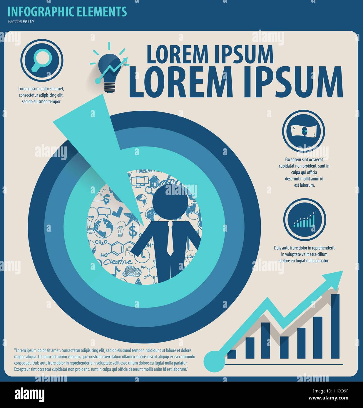Infografik-Design-Vorlage - modernes Design Grafik mit Infografiken ...