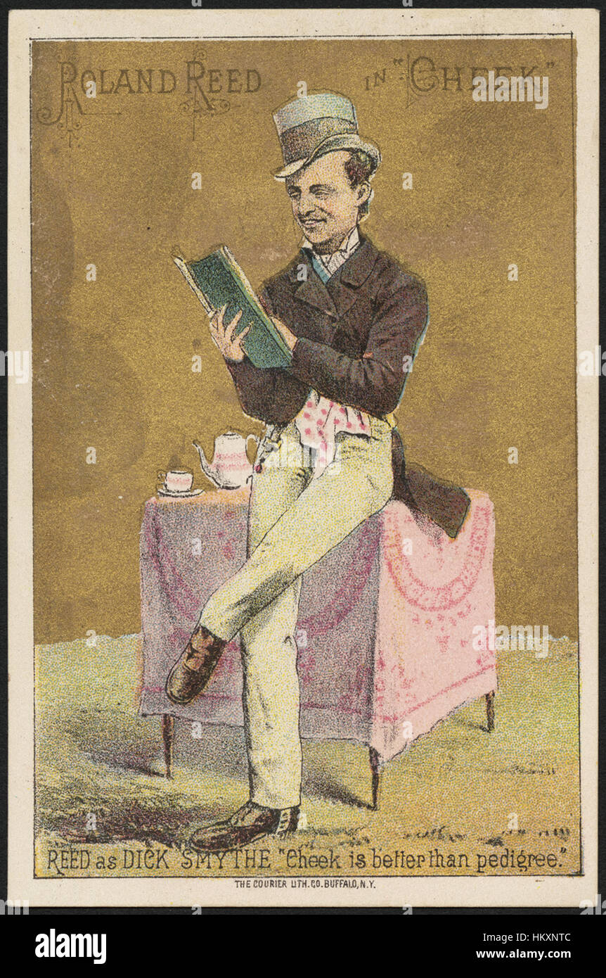 Roland Reed in "Wange." Reed als Dick Smythe. "Wange ist besser als ...