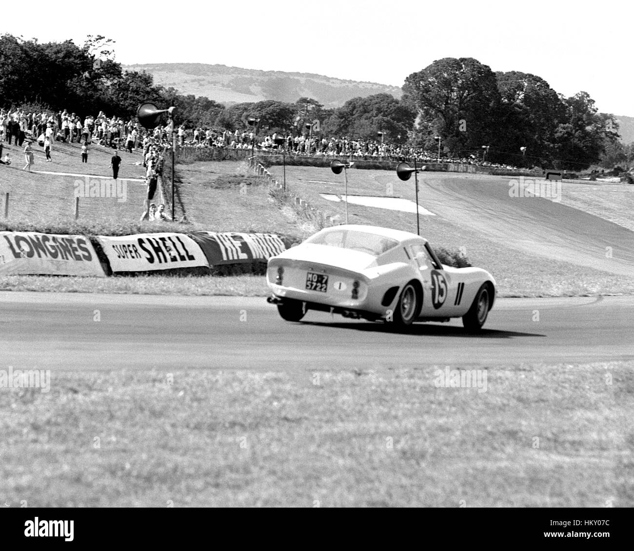 1962 Innes Ireland Schotten Ferrari 250GTO Tourist Trophy Goodwood 1 ...