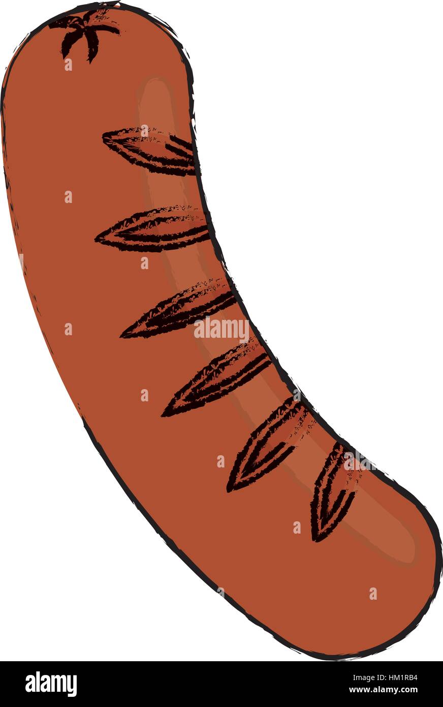 Wurst Vektor Vektoren Stockfotos und -bilder Kaufen - Alamy