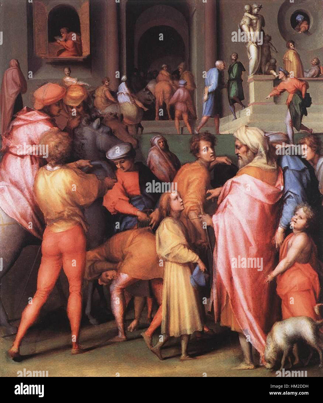 Jacopo Pontormo - Joseph an Potiphar - WGA18077 verkauft ...