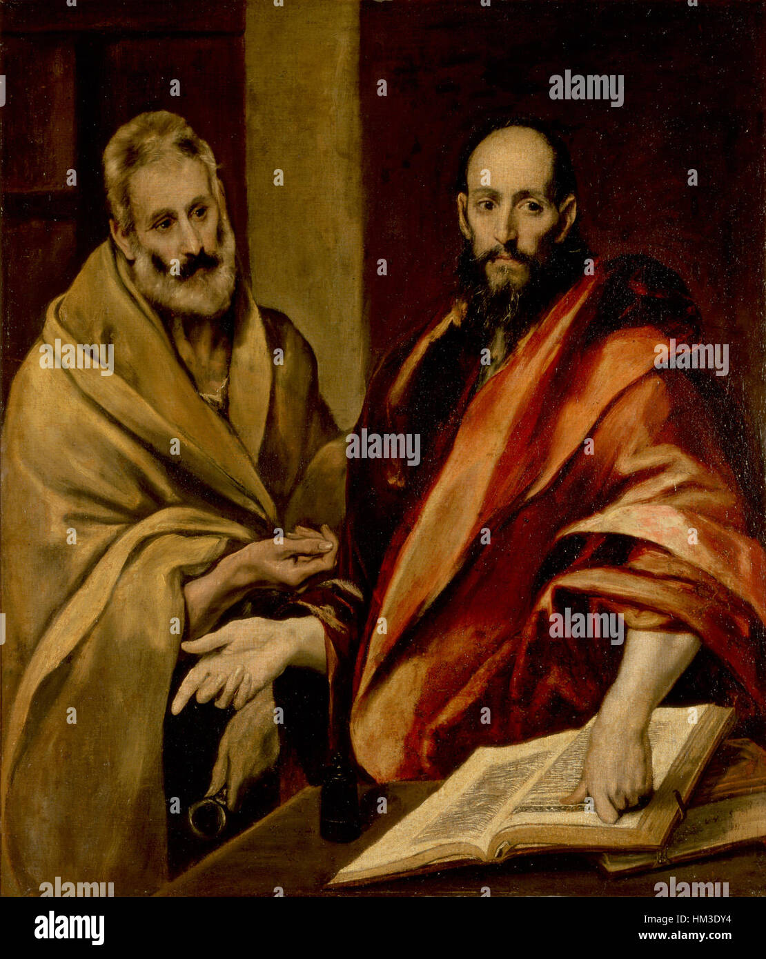 El Grecos „Heilige Peter und Paulus“ fängt die religiöse Intensität ...