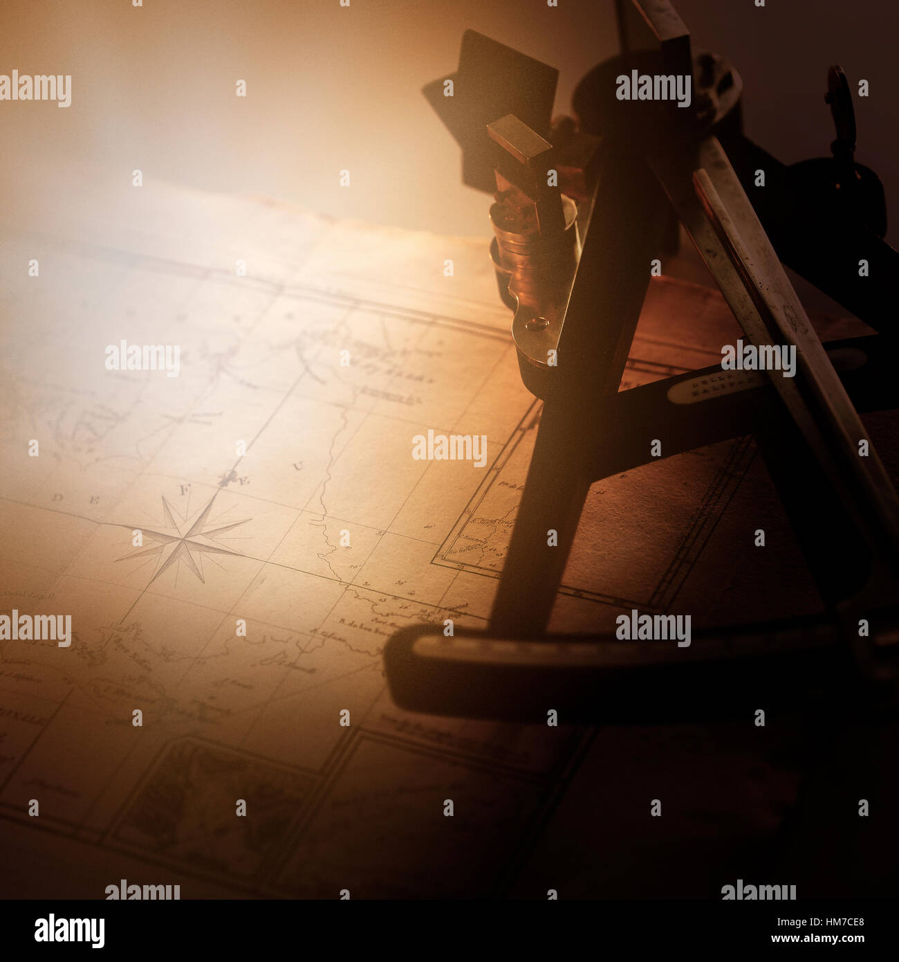 Sextant map -Fotos und -Bildmaterial in hoher Auflösung – Alamy