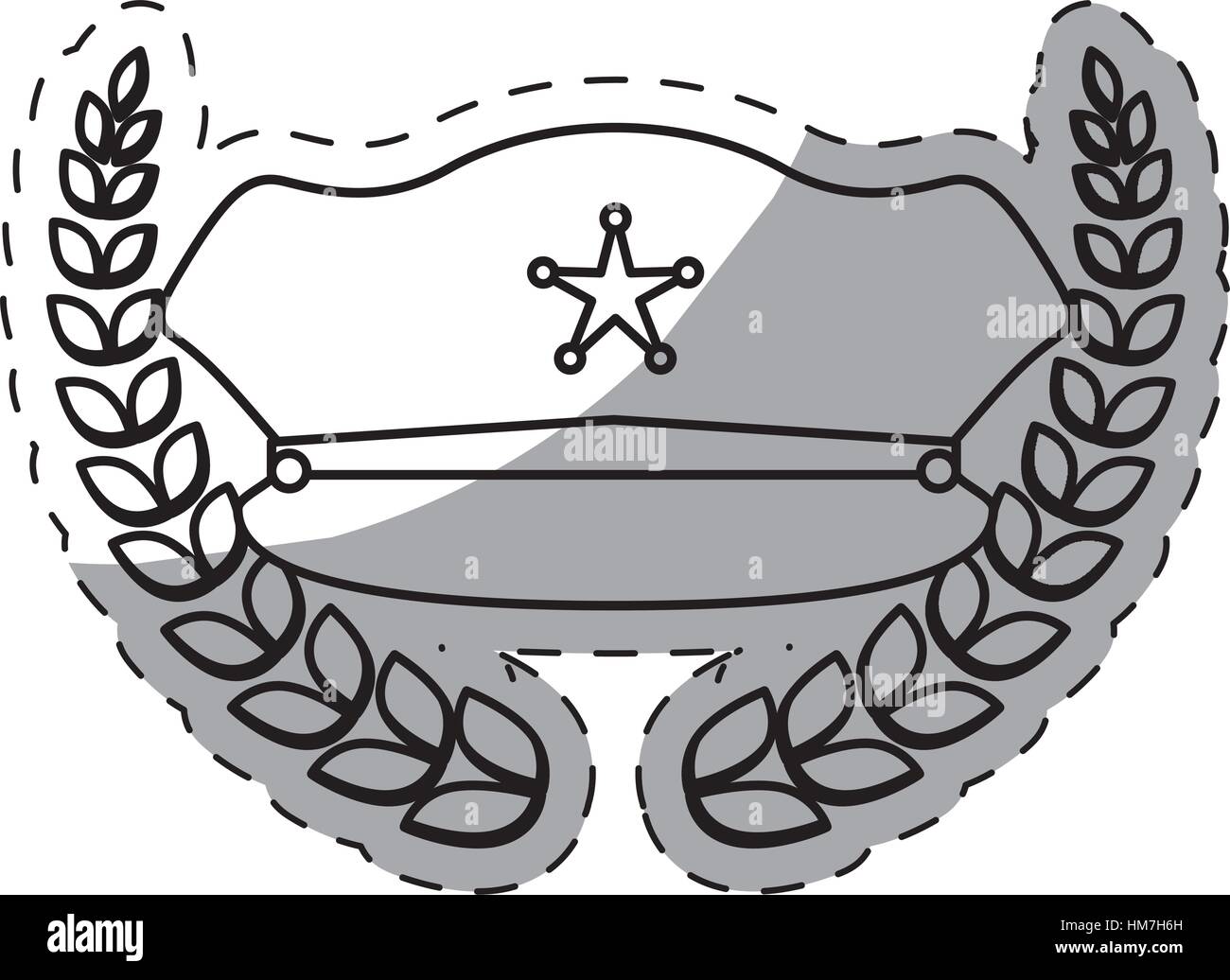 Handzeichen der polizei Stock-Vektorgrafiken kaufen - Alamy