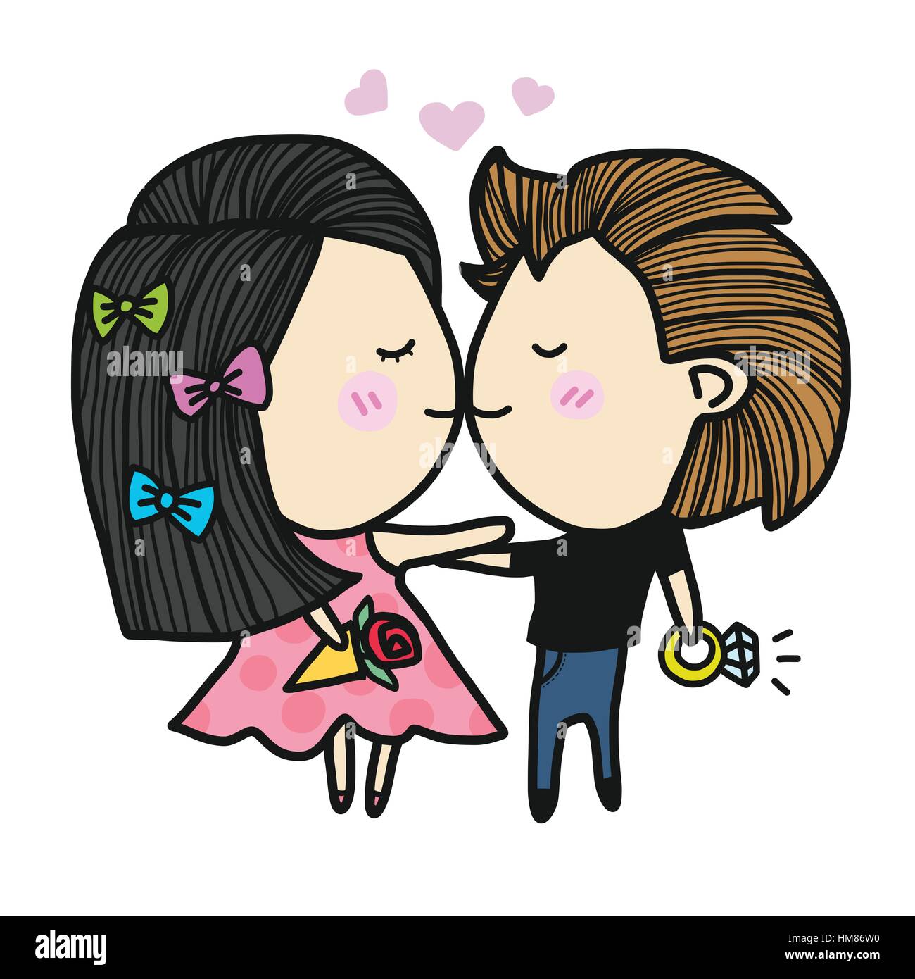 Verliebtes Paar Clipart