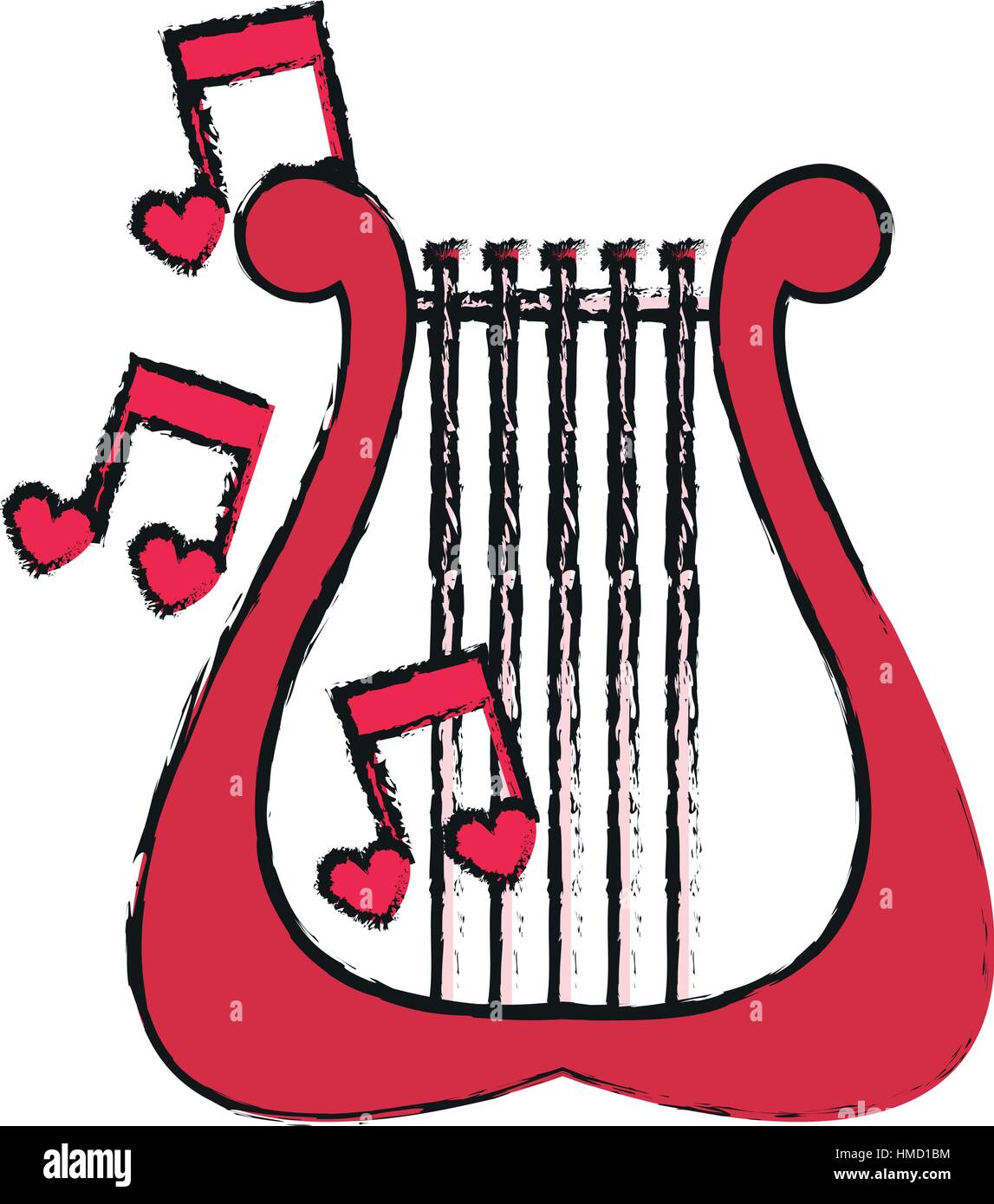 Lyre Instrument Stockfotos und -bilder Kaufen - Alamy