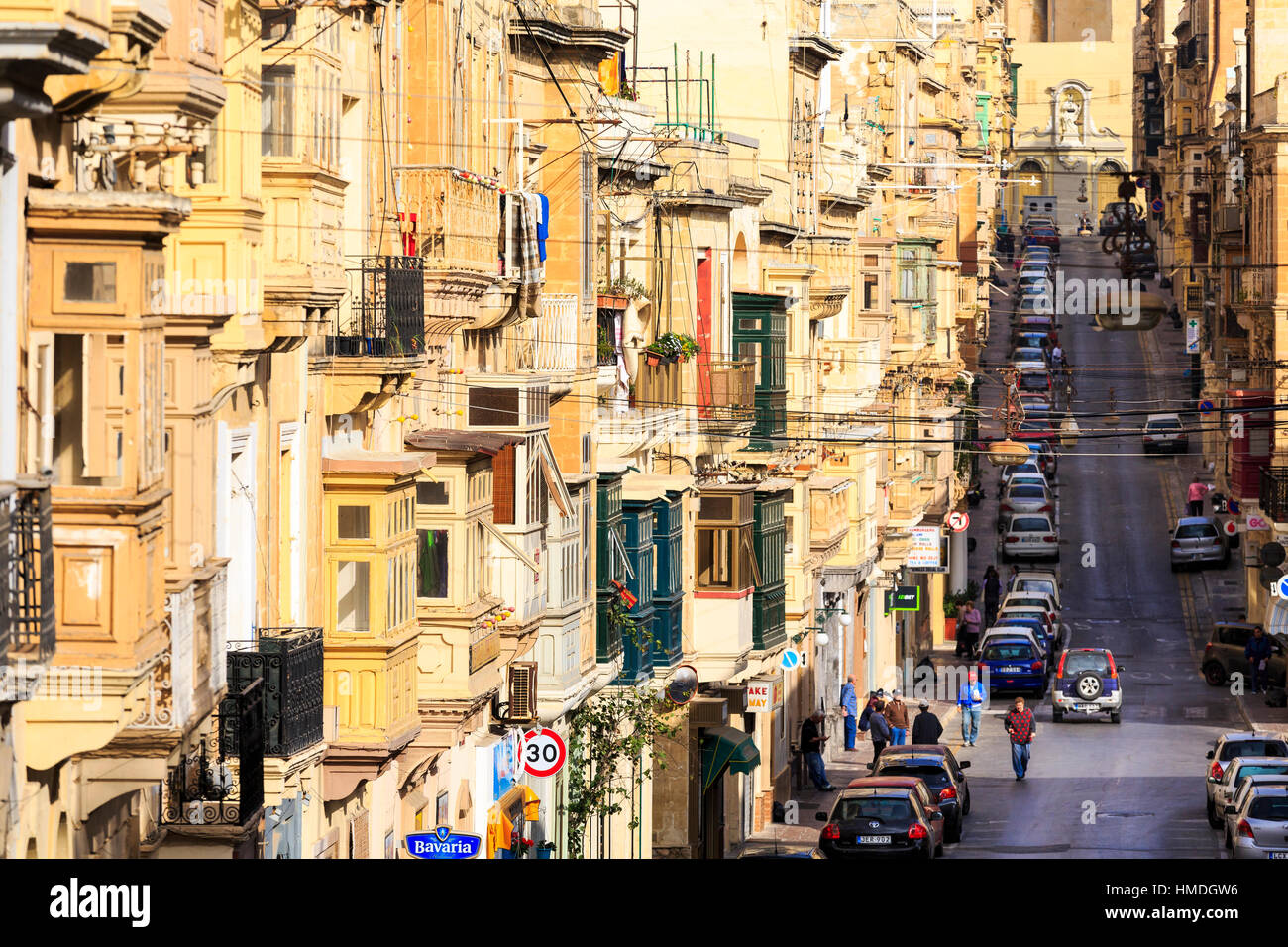 Malta Balconies Stockfotos & Malta Balconies Bilder - Alamy