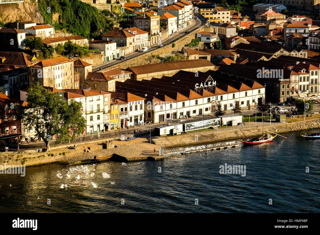 Calem in Porto, Portugal, von oben gesehen Stockfotografie - Alamy