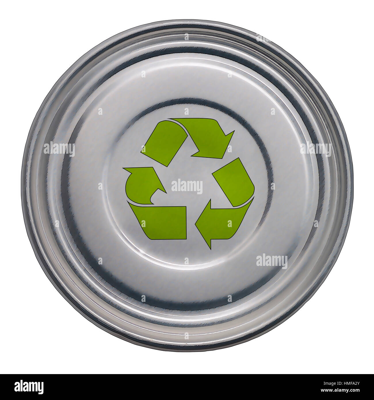 Recycle symbol aluminum -Fotos und -Bildmaterial in hoher Auflösung – Alamy