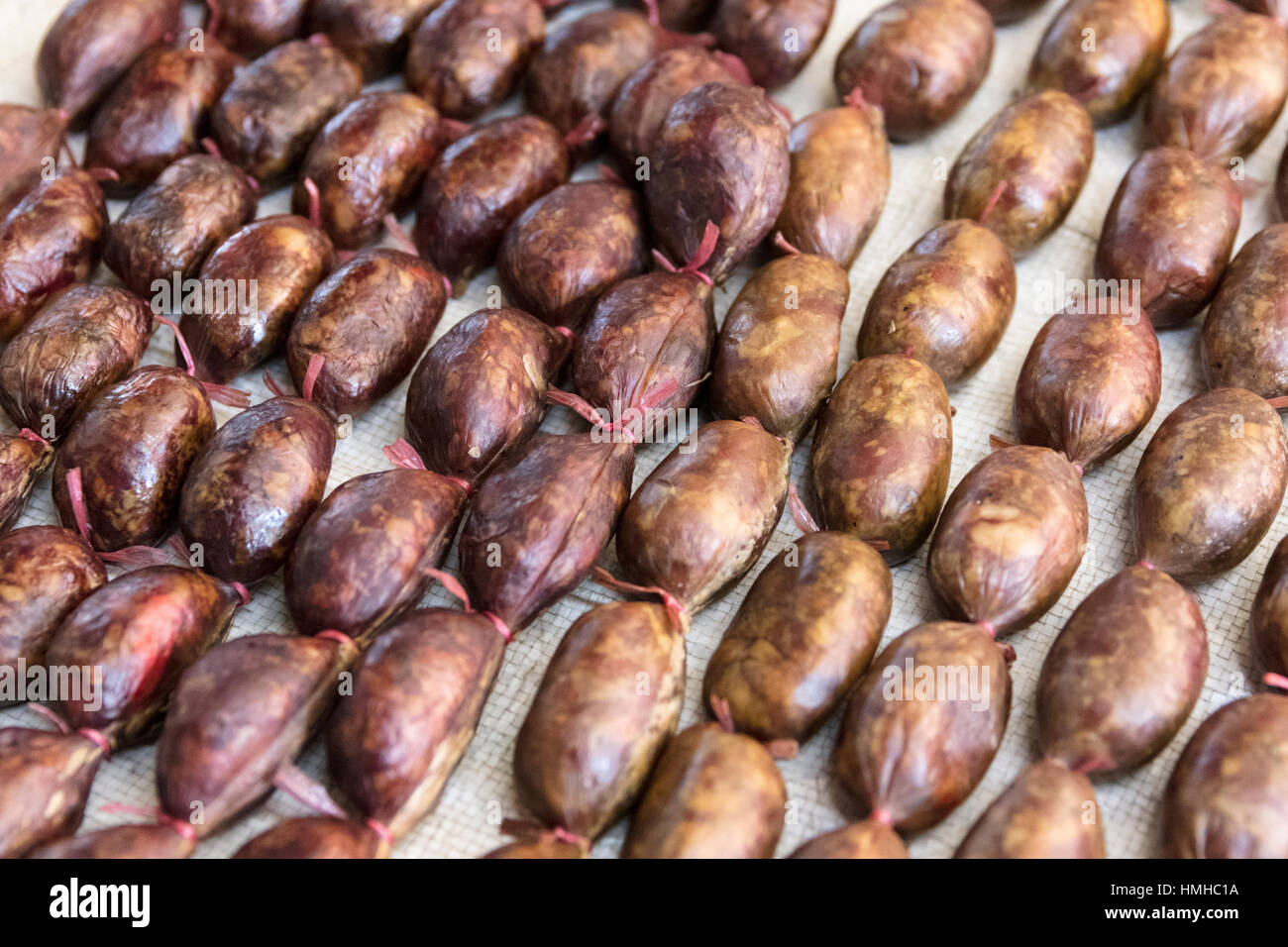 Wurst Sausage Wurst Seller Stockfotos und -bilder Kaufen - Alamy