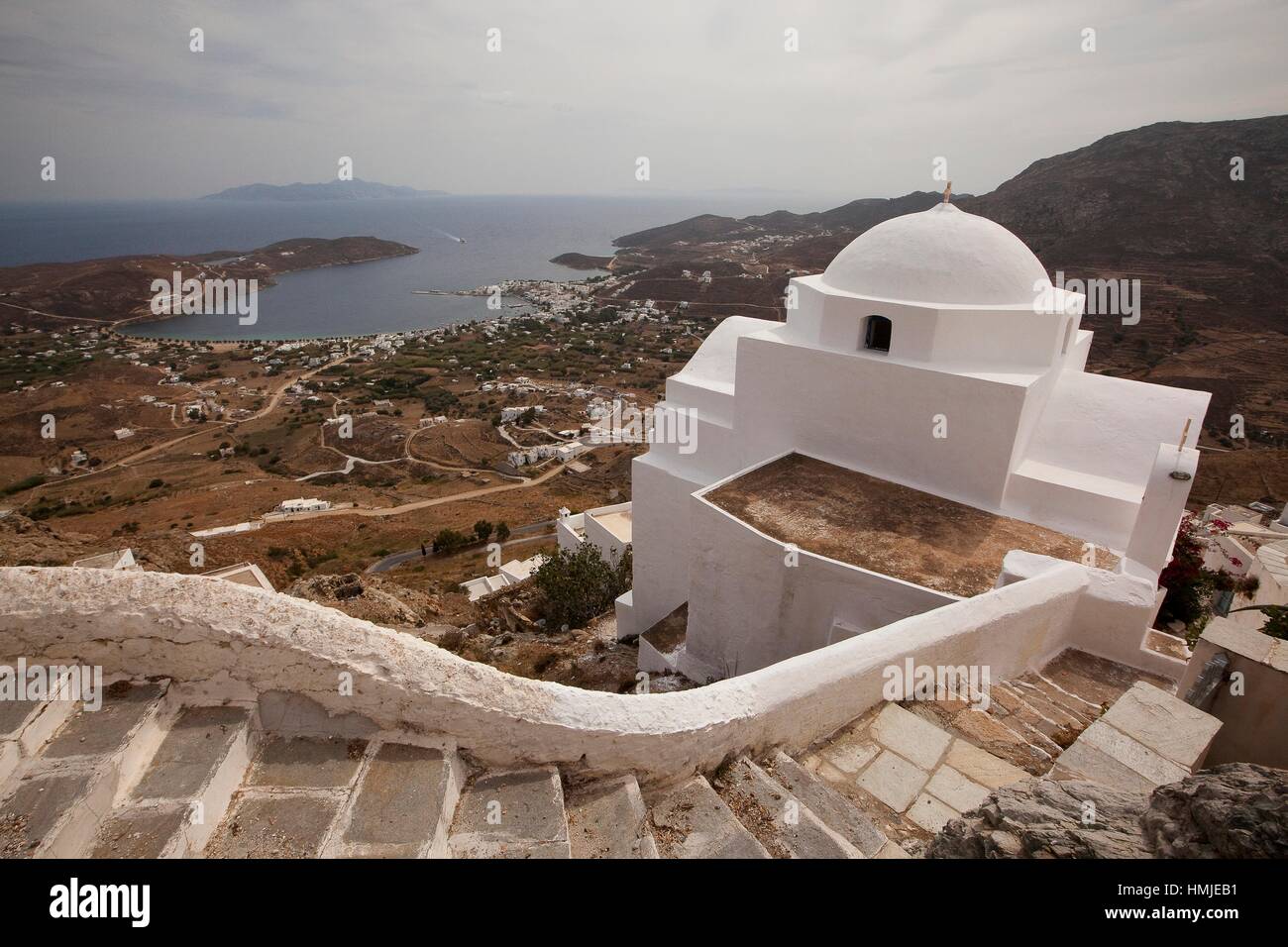 Agios Constantinos Kirche in Hora, Serifos, Kykladen, griechische ...