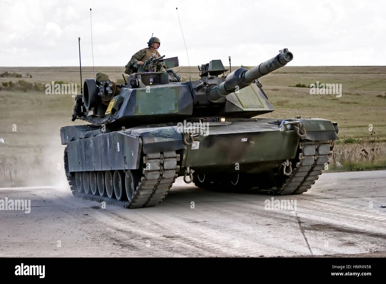 U S Marine Corps M1a1 Abrams Main Battle Tank Salisbury Plain
