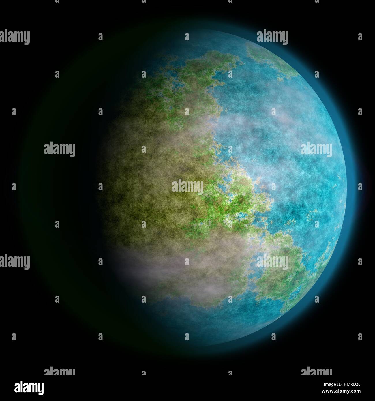 Realistische Erde wie Planeten Textur Stockfotografie - Alamy