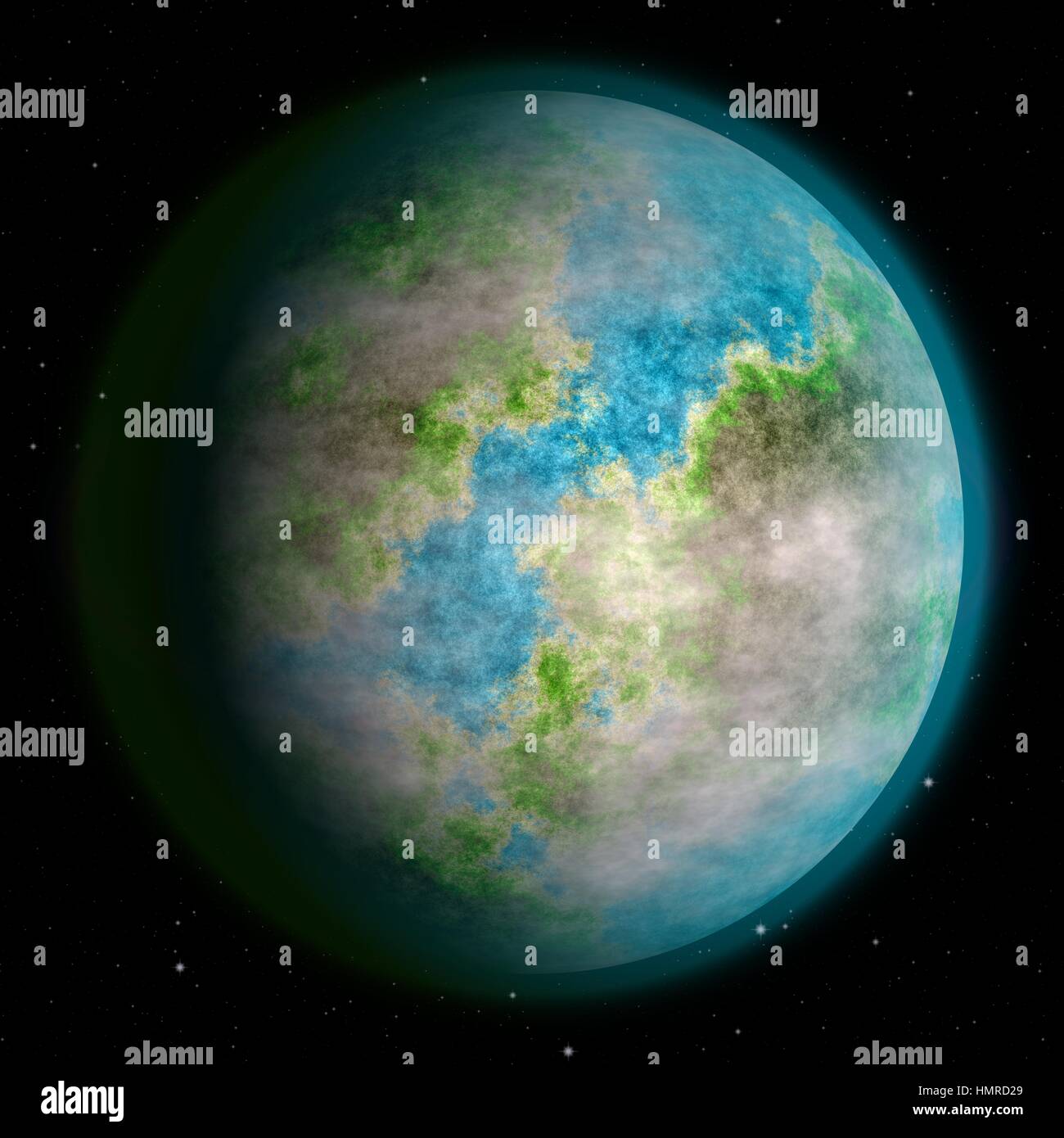 Realistische Erde wie Planeten Textur Stockfotografie - Alamy