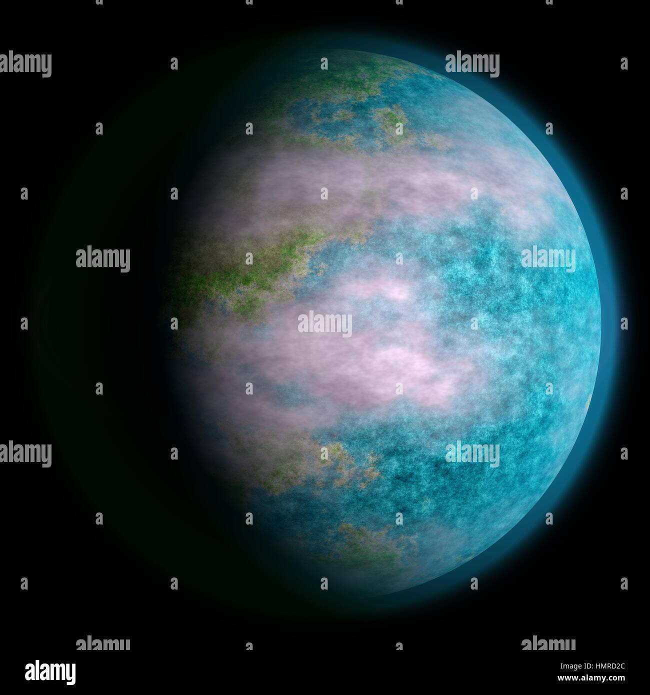 Realistische Erde wie Planeten Textur Stockfotografie - Alamy