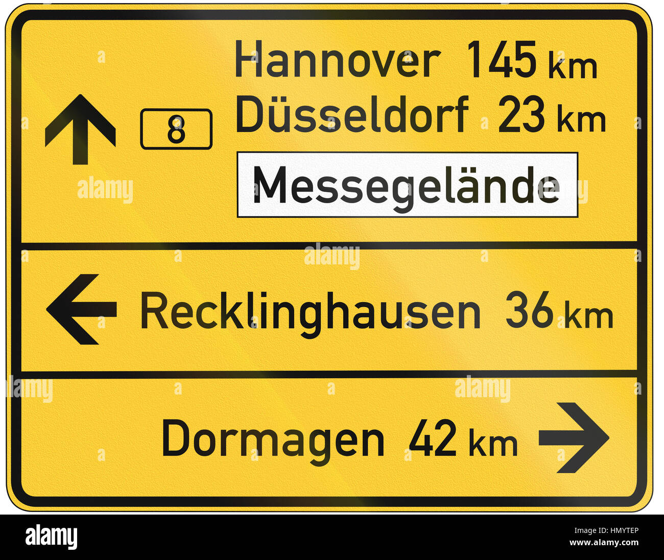 German road sign left right -Fotos und -Bildmaterial in hoher Auflösung ...