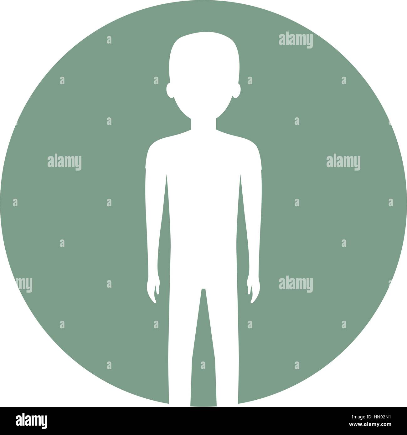 Symbol Körper Mann Symbol-Bild, Vektor-illustration Stock-Vektorgrafik ...