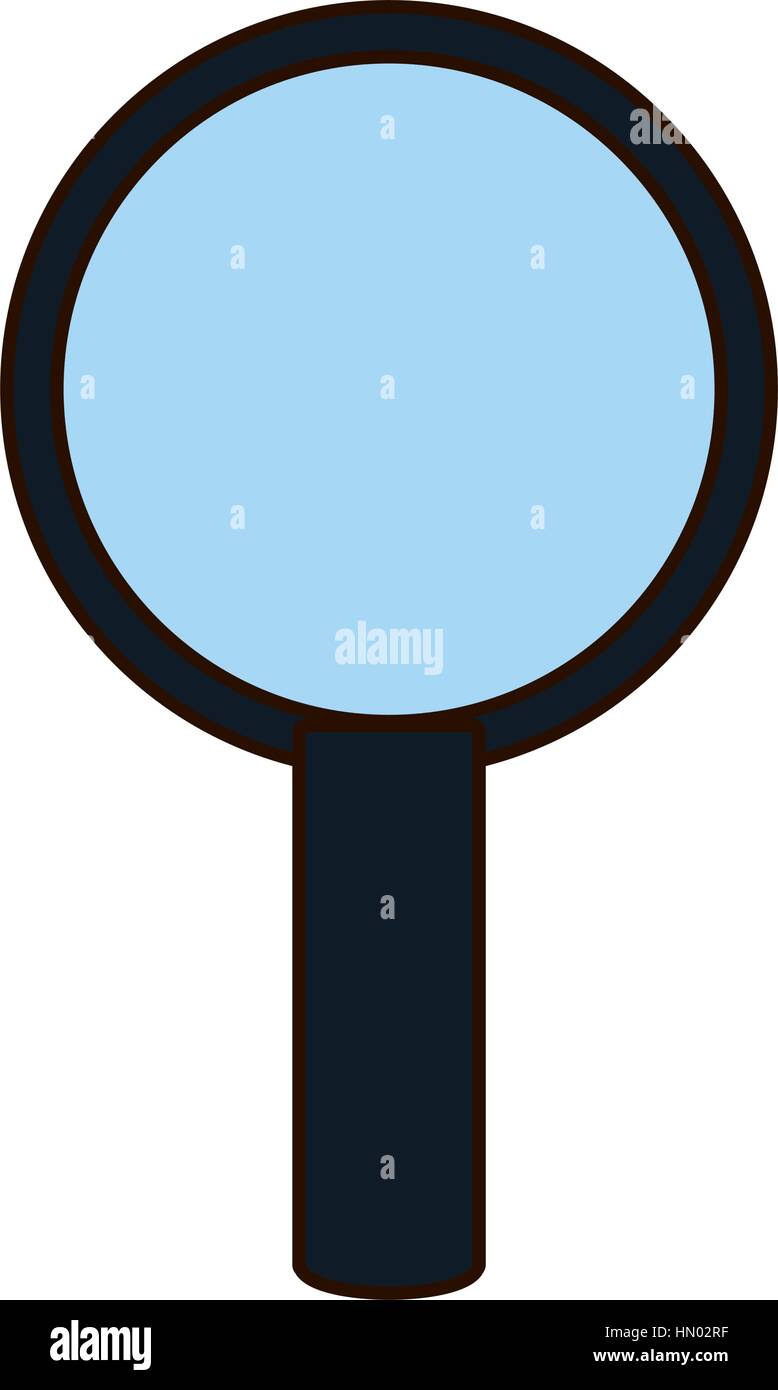 Lupe-Symbol Design Bild, Vektor-illustration Stock-Vektorgrafik - Alamy