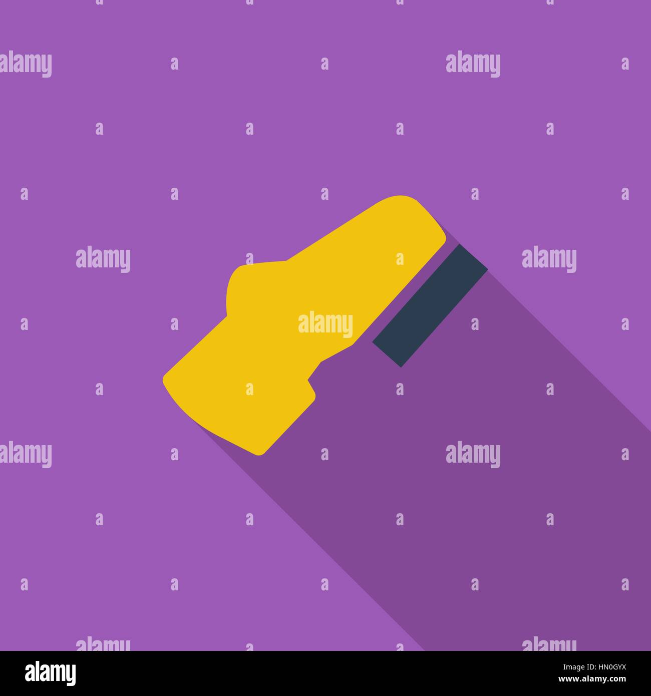 Verstellbare Pedale Symbol. Flache Vektor zugehörige Symbol mit langen ...