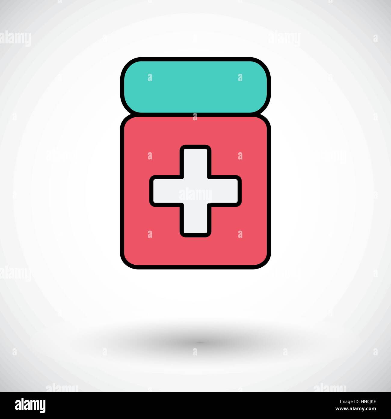 Droge-Symbol. Flache Vektor Verwandte Liniensymbol für Web und mobile ...