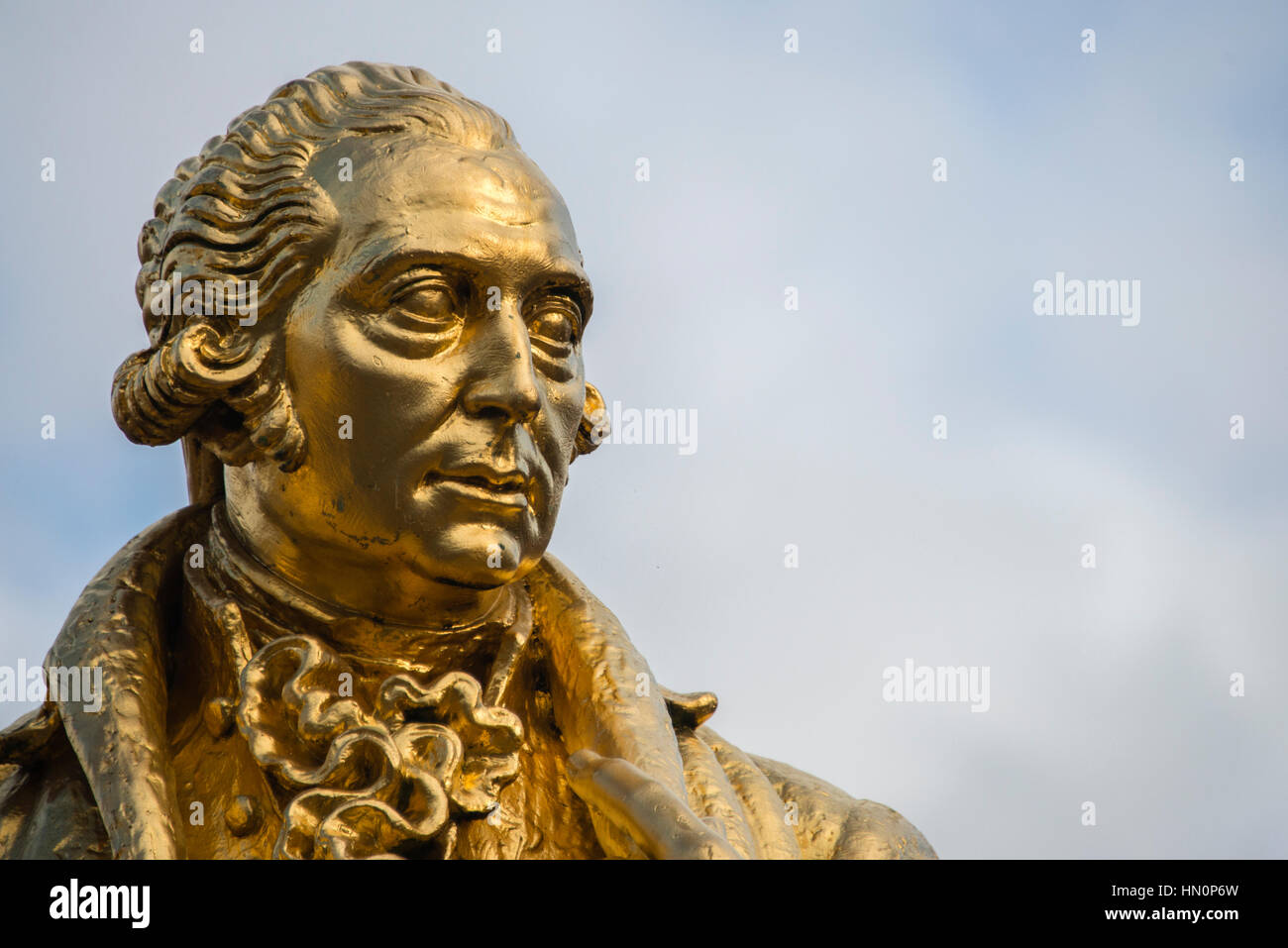 Vergoldete Bronzestatue von Matthew Boulton, James Watt und William ...
