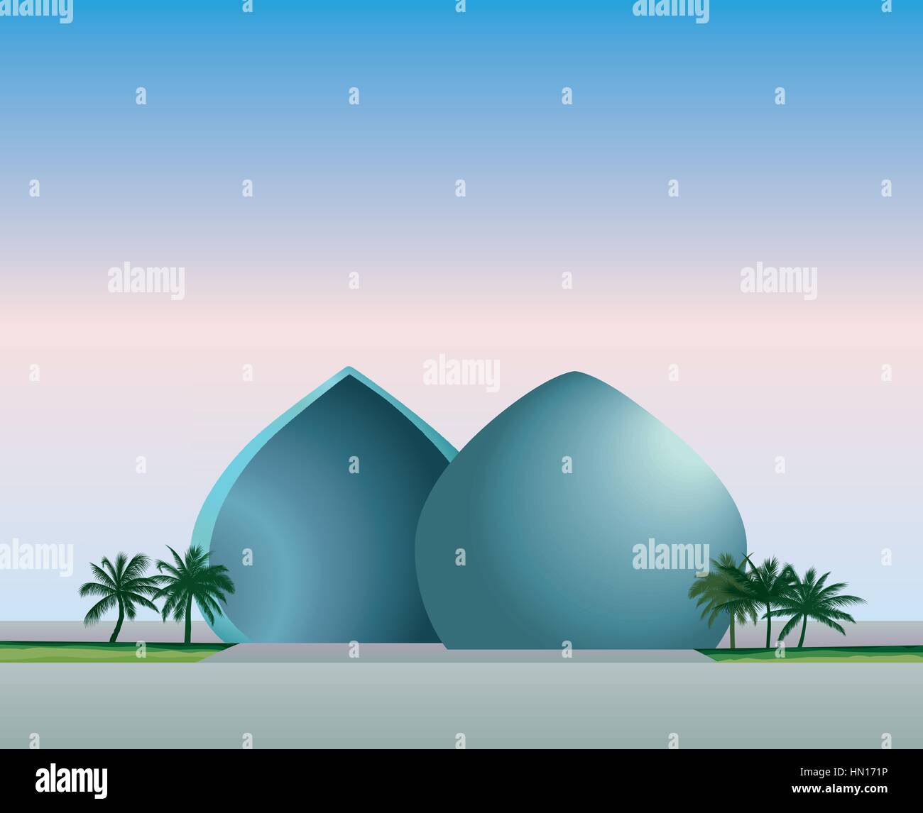 Al shaheed monument Stock-Vektorgrafiken kaufen - Alamy