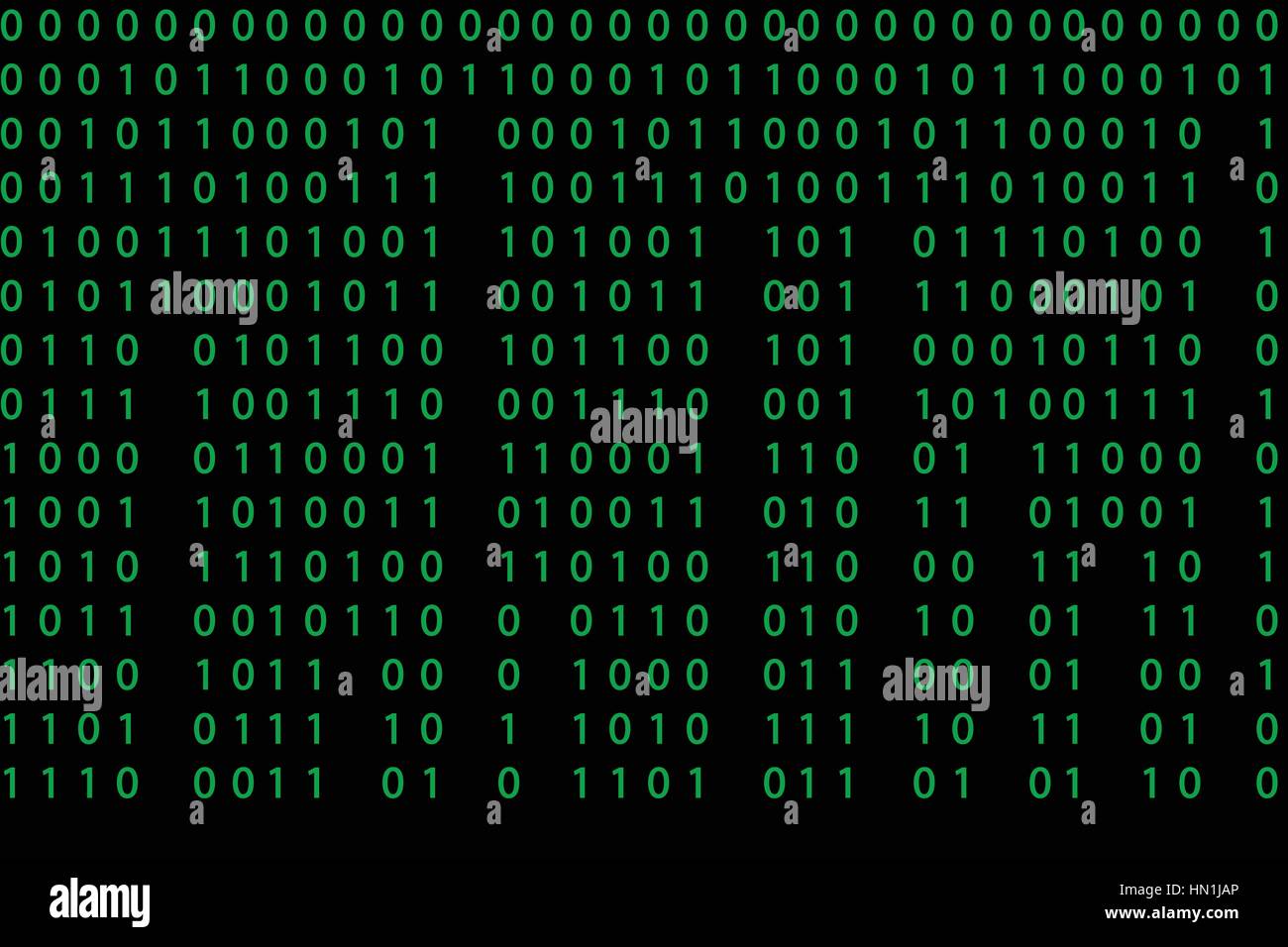 Binary Code And Text Stock-Vektorgrafiken kaufen - Alamy
