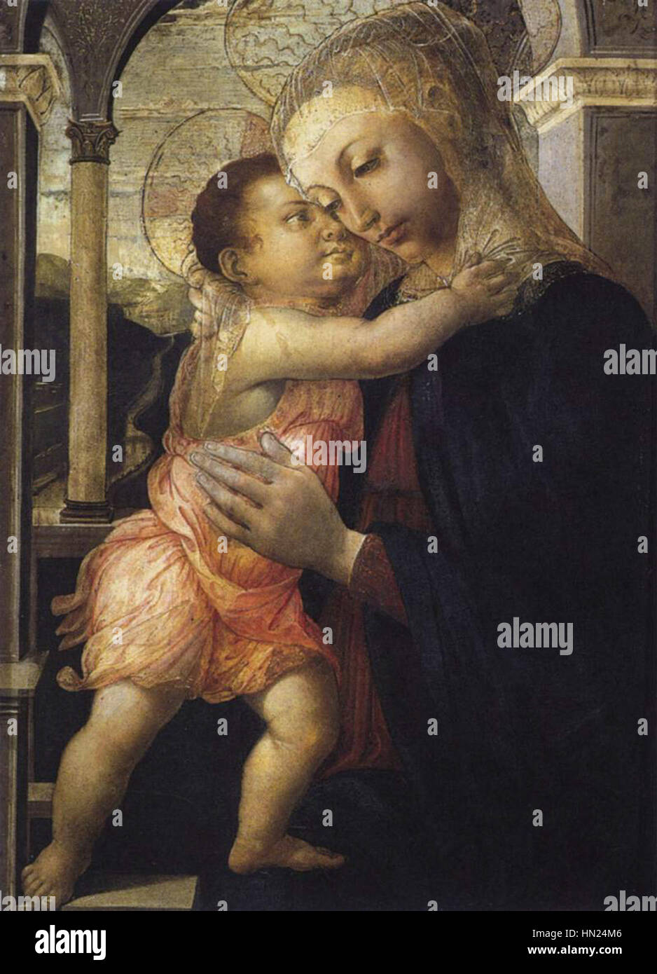 Sandro Botticellis „Madonna Loggia“ präsentiert die Jungfrau Maria auf heitere und heilige Weise ...