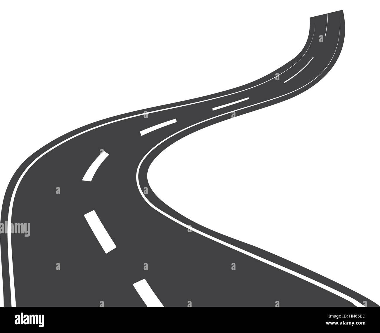 Autobahn Straße Straße Symbol Vektor Illustration Grafik-design Stock ...