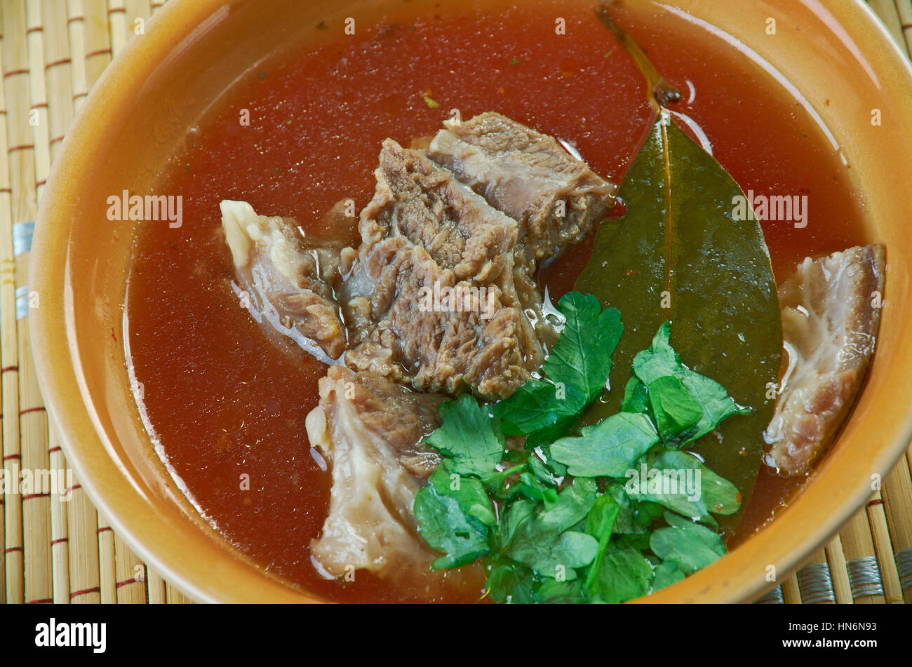Kelle Paca - türkische Lamm-Suppe Stockfotografie - Alamy