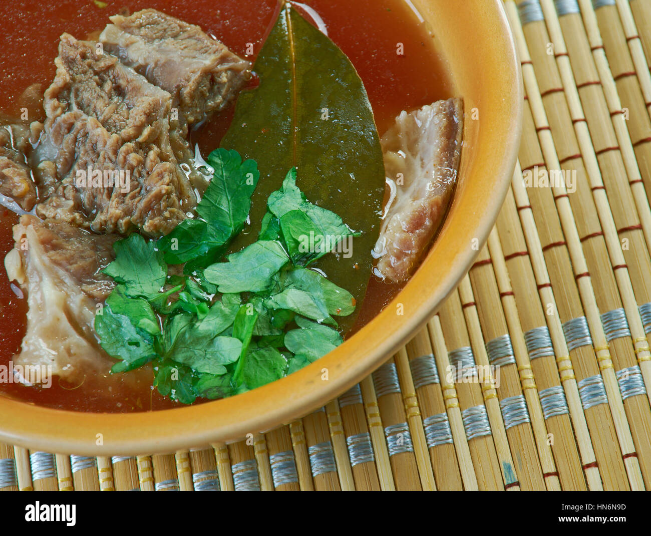 Kelle Paca - türkische Lamm-Suppe Stockfotografie - Alamy