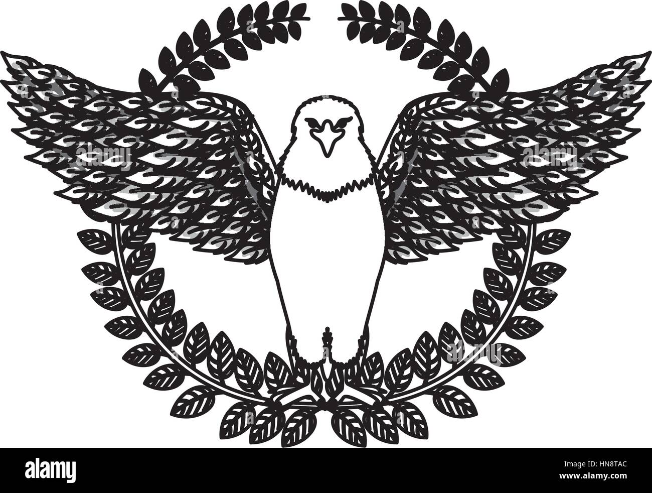 Wappen Adler Zeichen Symbol Imge, Vektor-Illustration-design Stock ...