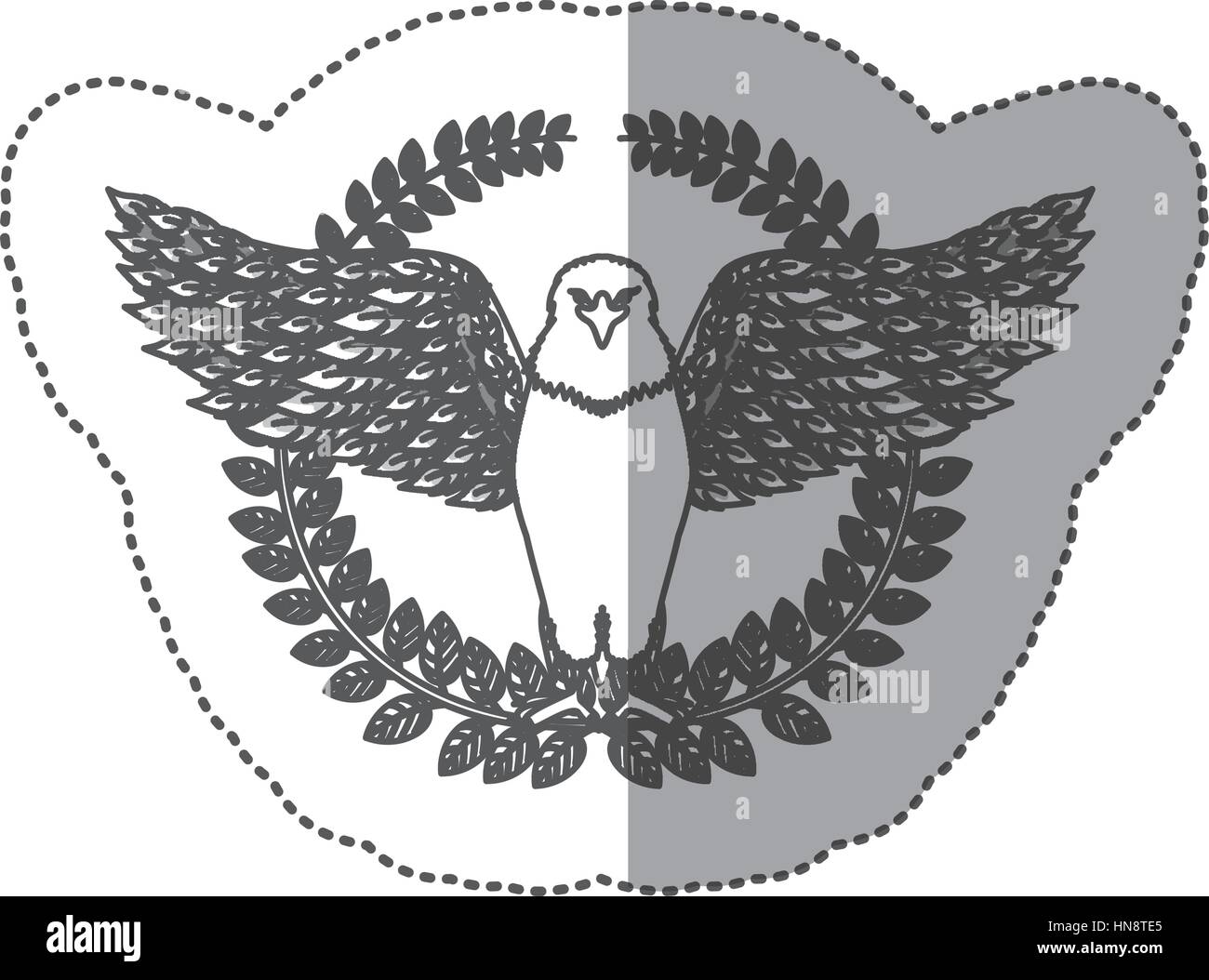 Wappen Adler Zeichen Symbol Imge, Vektor-Illustration-design Stock ...