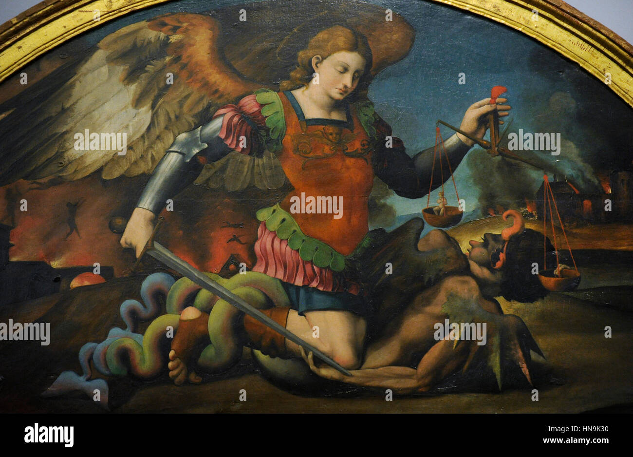 Marco Cardisco (1486-1542). Italienische Painer. Jungfrau mit ...