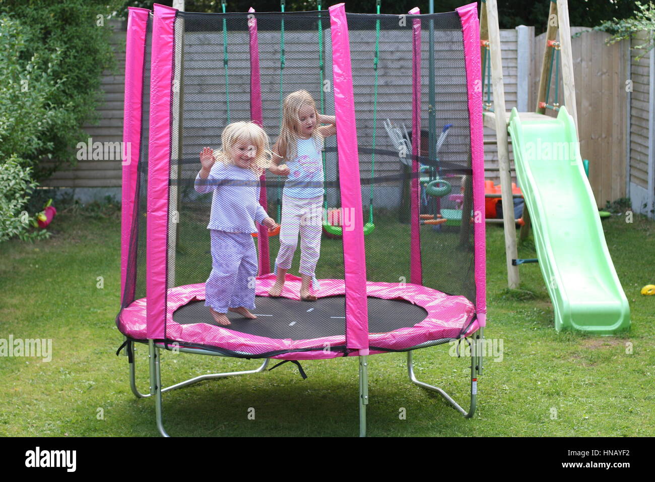 Trampolin Garten Kinder