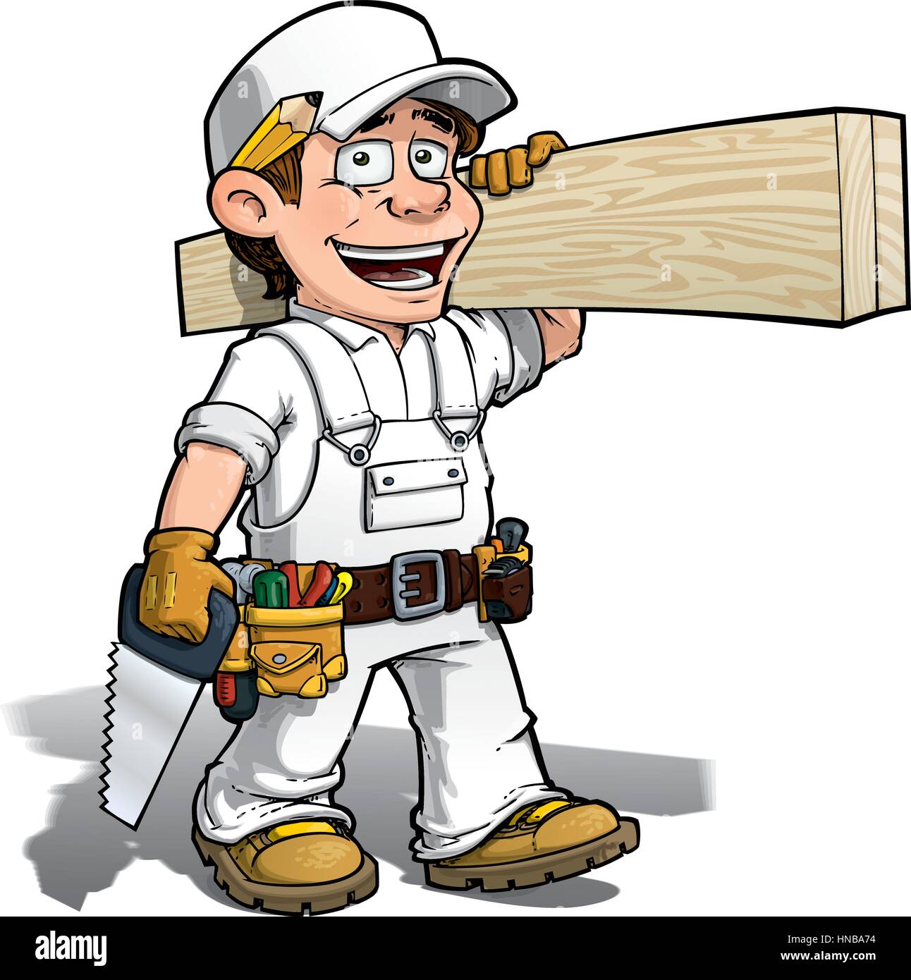 Cartoon handwerker -Fotos und -Bildmaterial in hoher Auflösung – Alamy