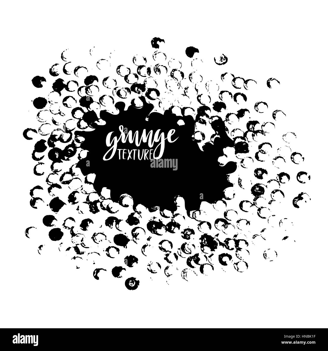 Round dots stamp frame empty -Fotos und -Bildmaterial in hoher ...