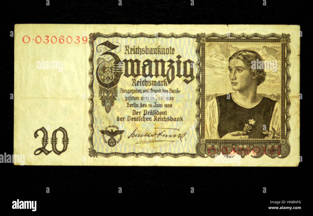 Banknote reichsmark -Fotos und -Bildmaterial in hoher Auflösung – Alamy